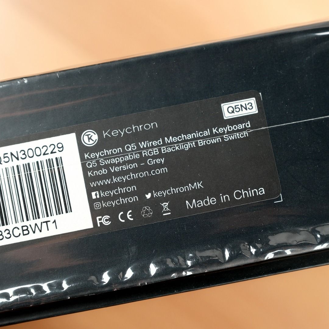 Keychron Q5 QMK VIA Custom Wired 1800 96% Compact Mechanical Keyboard ...