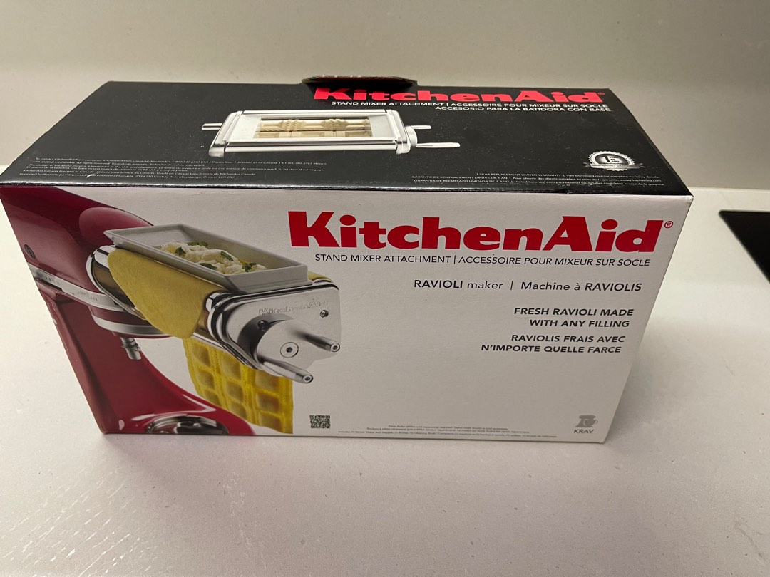 KitchenAid ravioli maker attachment, TV & Home Appliances, Kitchen ...