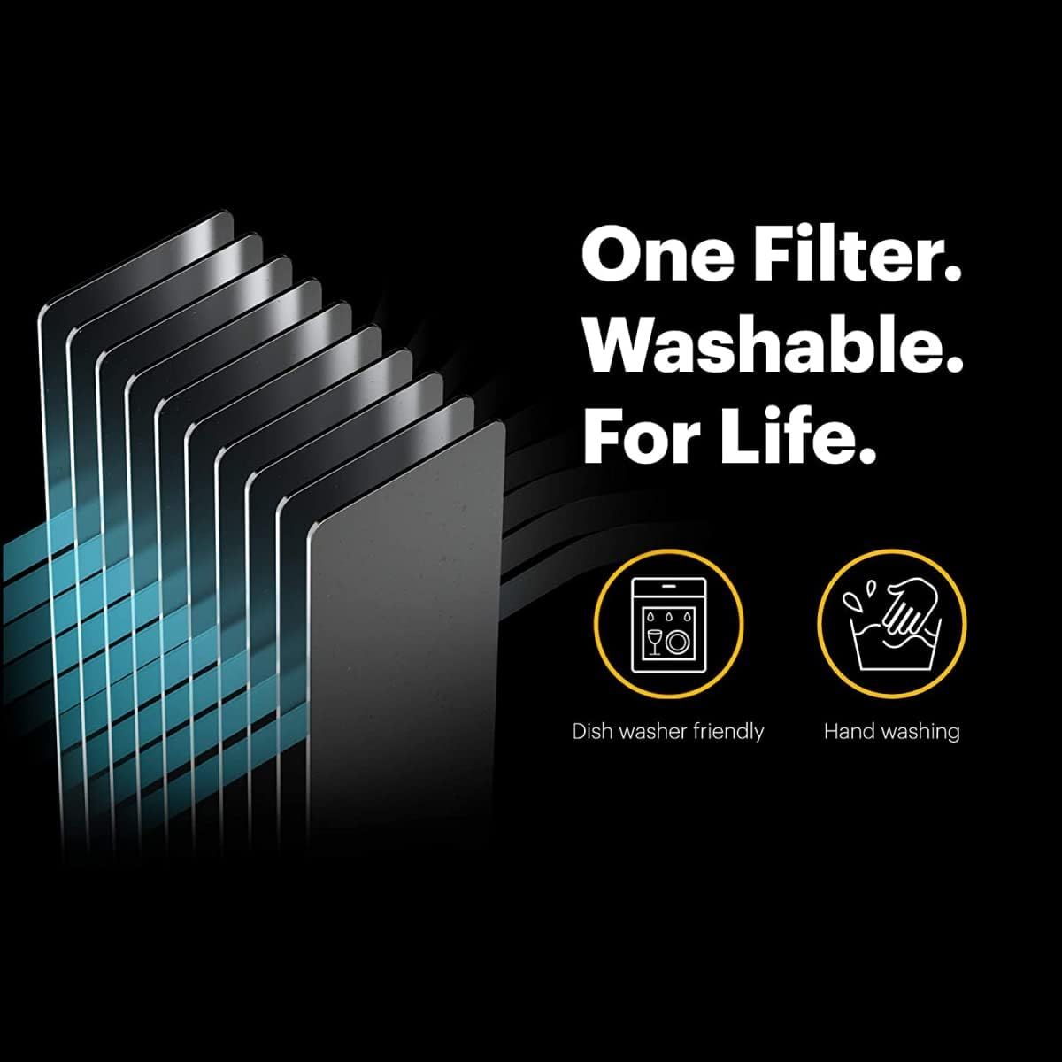 KODAK INFINIO AP550 Multi-Stage Air Purifier, washable filter, captures ...