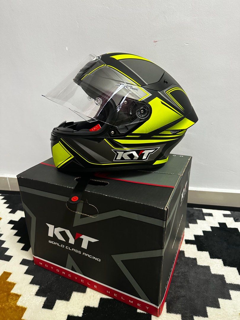 KYT TT COURSE FULL FACE HELMET, Auto Accessories on Carousell