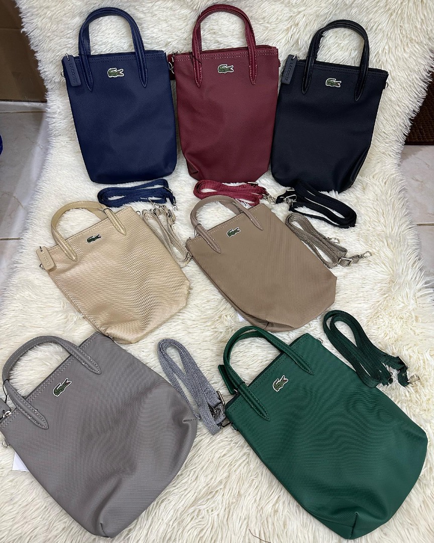 LACOSTE MINI TOTE BAG, Women's Fashion, Bags & Wallets, Tote Bags on ...