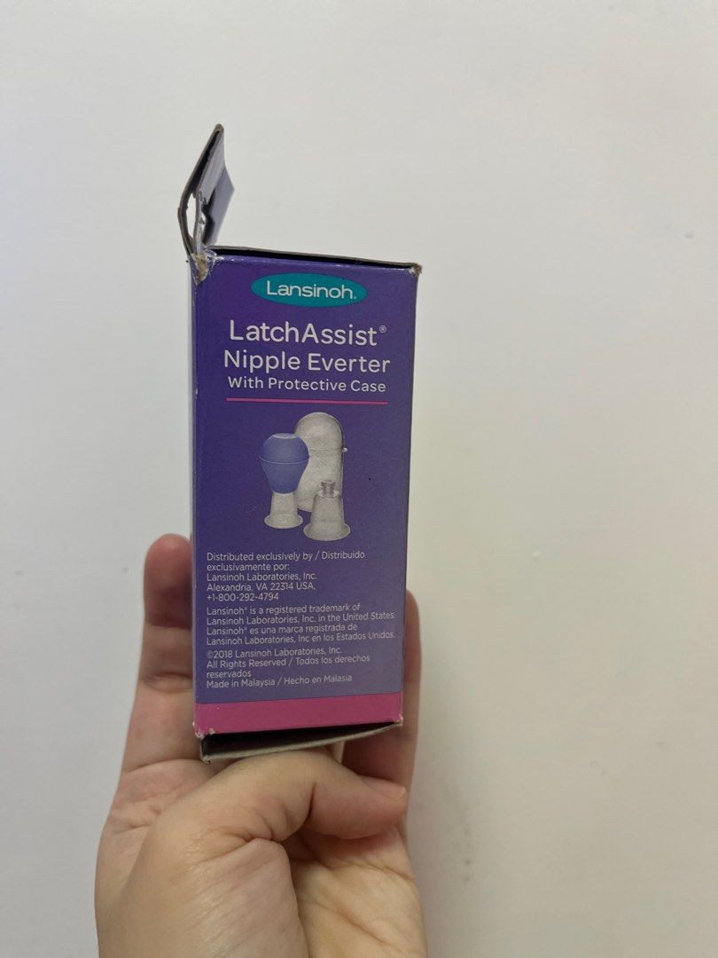 Lansinoh latch assist nipple puller / everter, Babies & Kids, Nursing ...