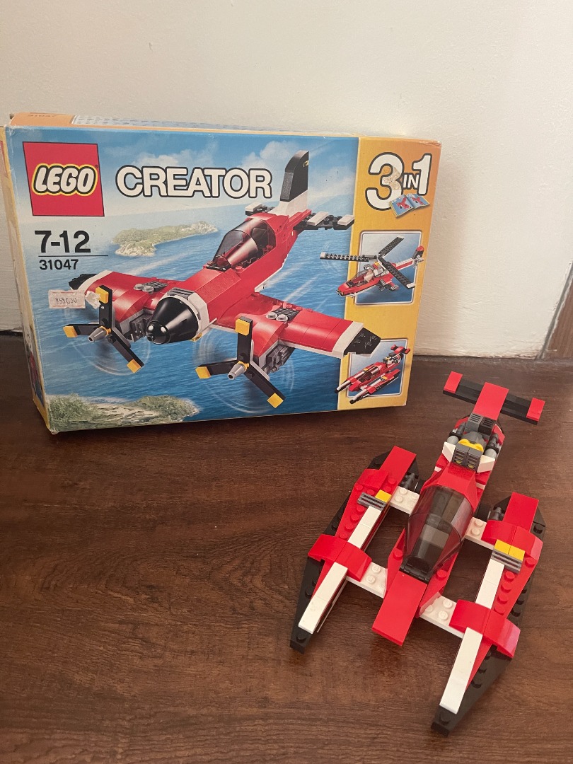 LEGO Creator: 3 in 1 Red Plane, Hobbies & Toys, Toys & Games on Carousell