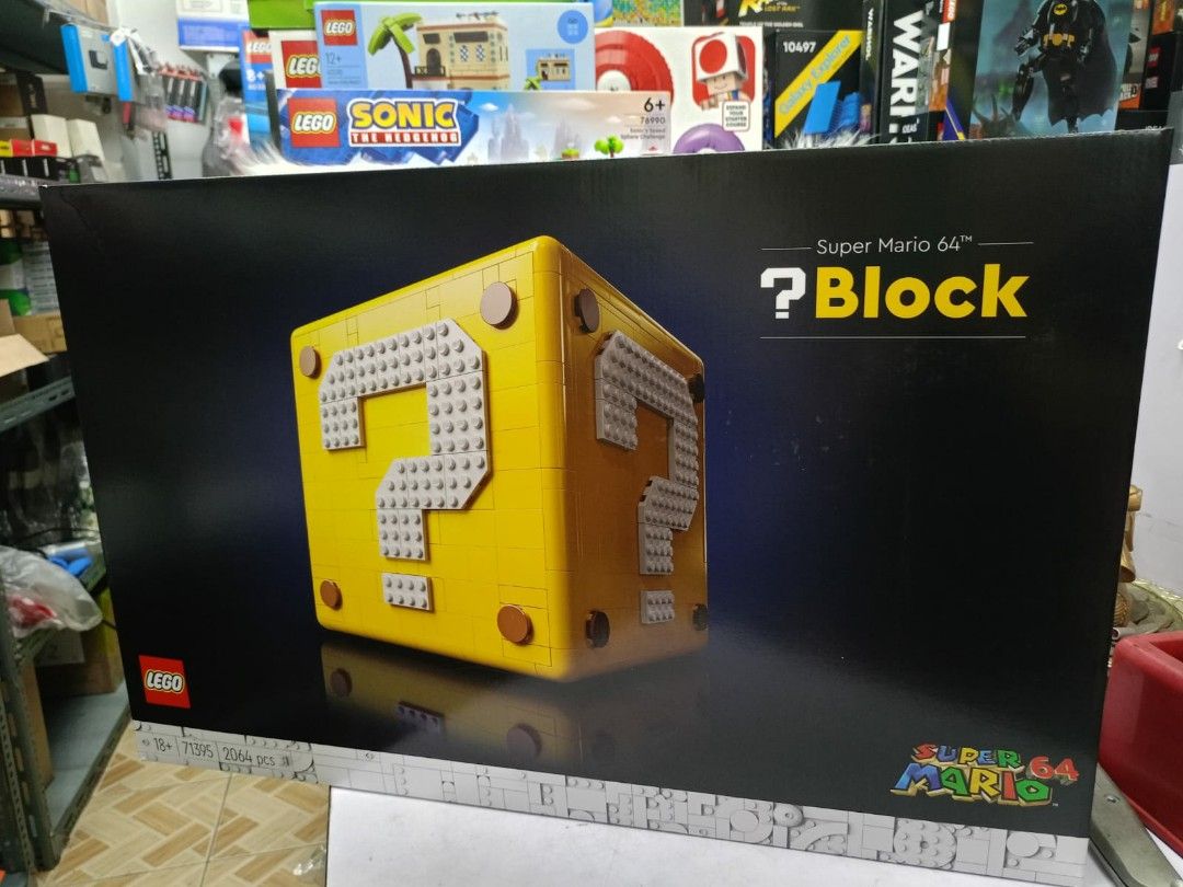 Lego Super Mario 64 Question Mark Block 71395, Hobbies & Toys, Toys ...