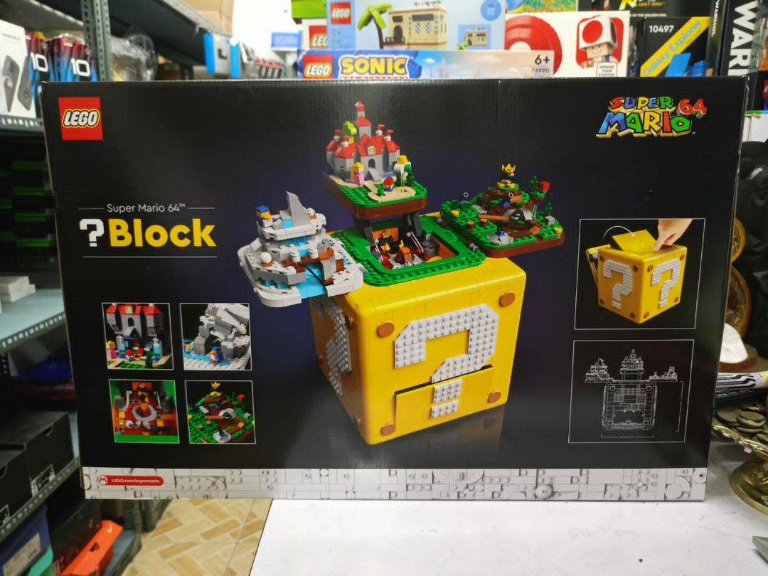 Lego Super Mario 64 Question Mark Block 71395, Hobbies & Toys, Toys ...