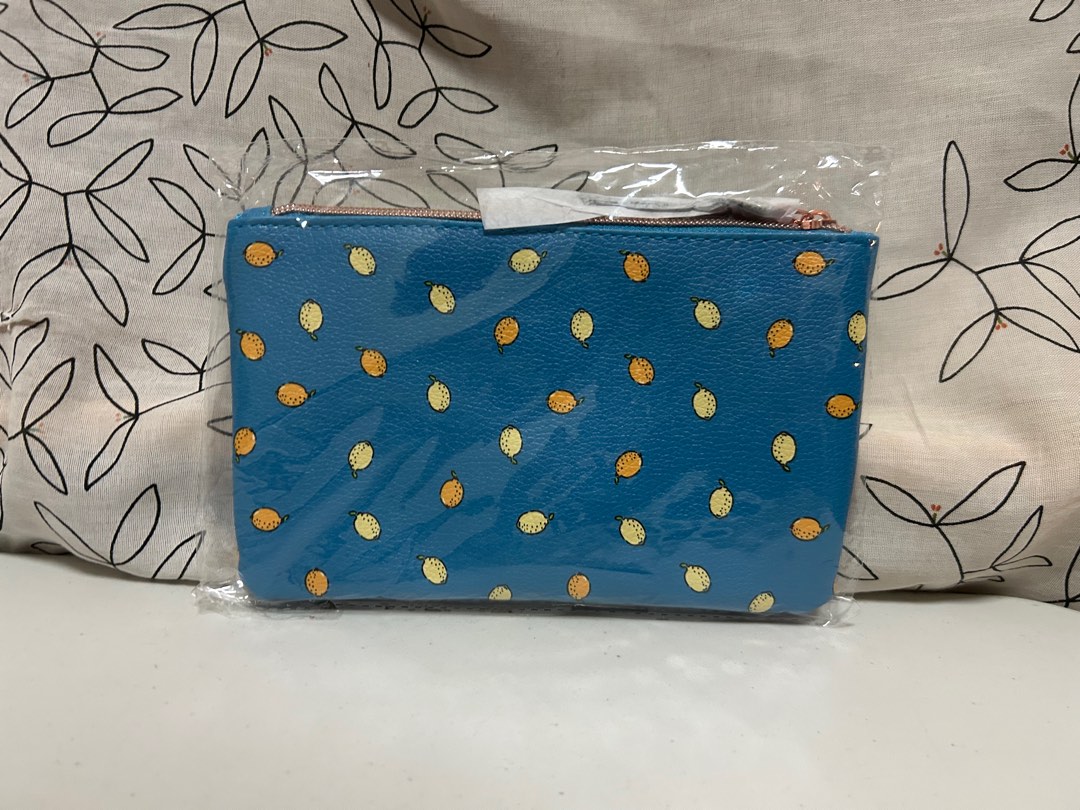 lemon makeup pouch, Women's Fashion, Bags & Wallets, Purses & Pouches ...