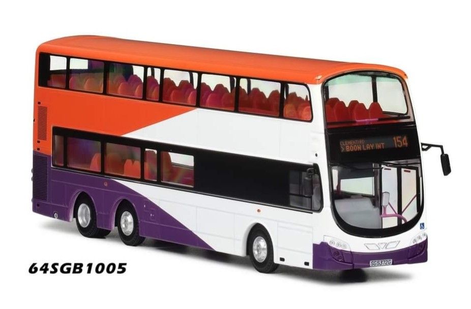 LIMITED EDITION Scale 1:64 Singapore Bus Model SBS bus, Hobbies & Toys ...