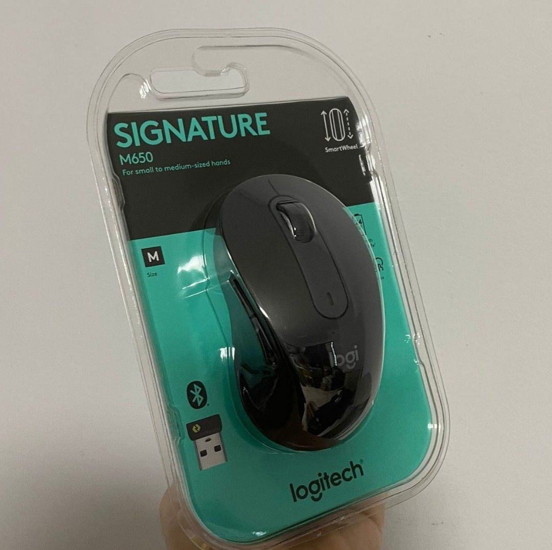 Logitech M650 Wireless Bluetooth USB Mouse, Computers & Tech, Parts ...