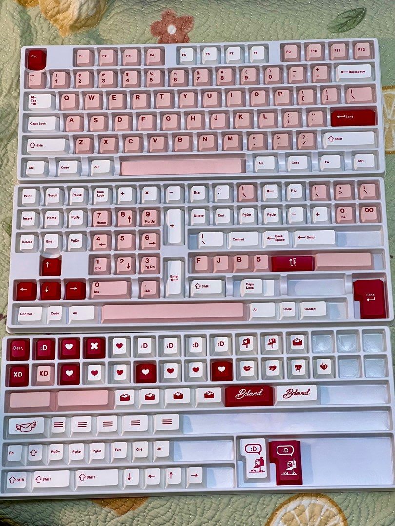 Love letter Keycaps MOMOKA, Computers & Tech, Parts & Accessories ...