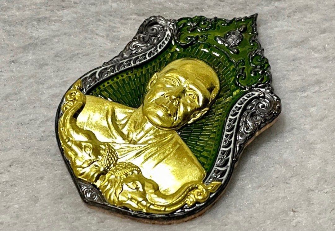 LP Thong Rian Sema Baramee 2 Phaendin / Wat Ban Rai / BE 2565 / Copper With Thongtip Mask - Thai ...