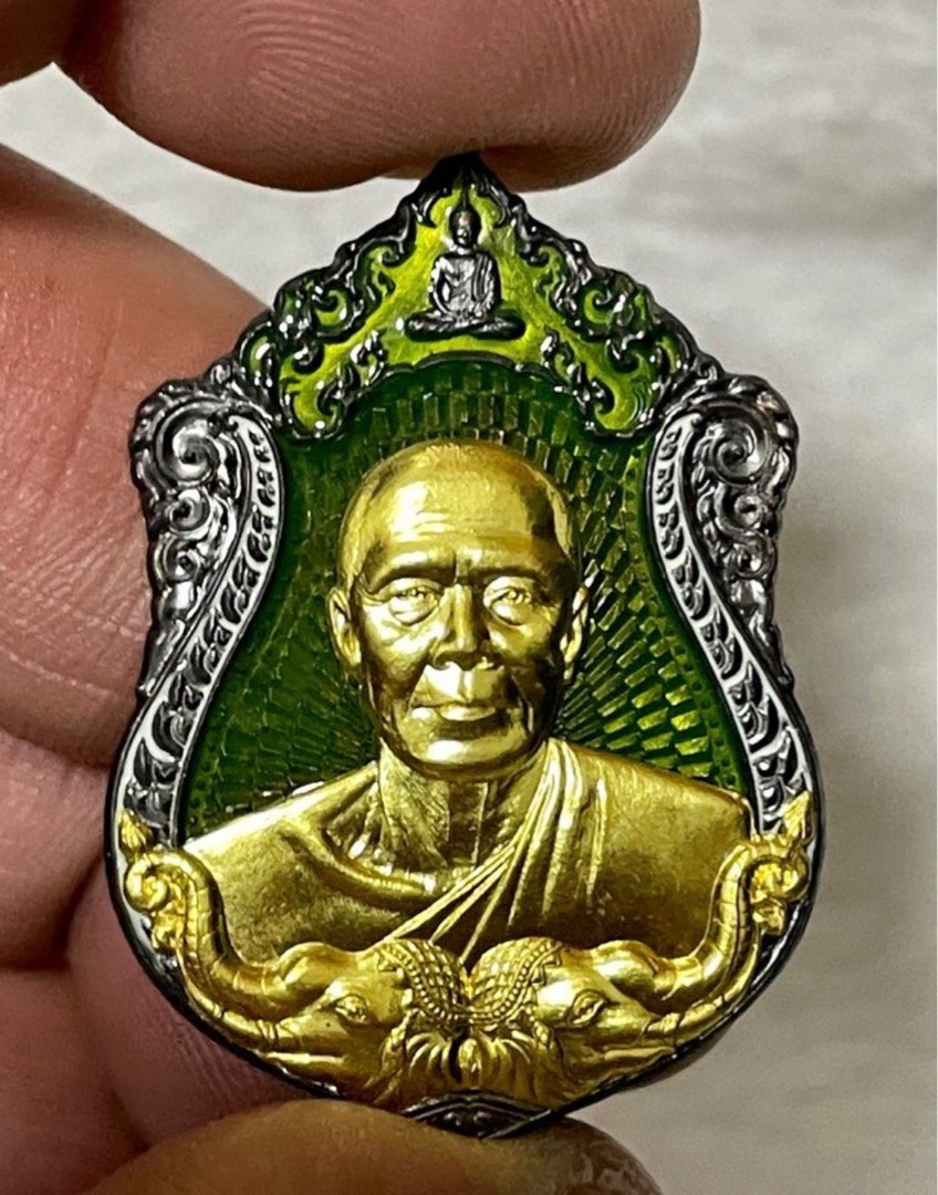 LP Thong Rian Sema Baramee 2 Phaendin / Wat Ban Rai / BE 2565 / Copper ...