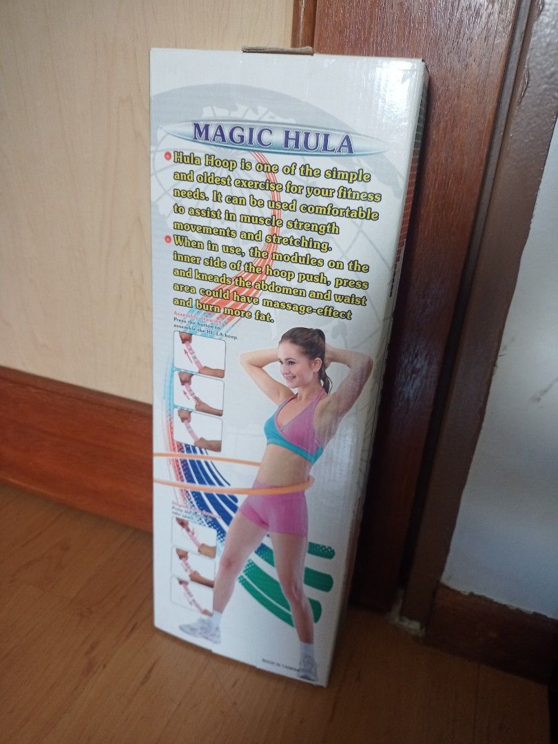 Magic Hula Hoop, Sports Equipment, Exercise & Fitness, Toning & Stretching Accessories on Carousell