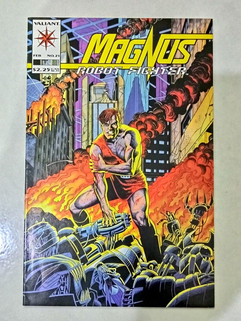 Magnus Robot Fighter (1991 Valiant) #21A, Hobbies & Toys, Books ...