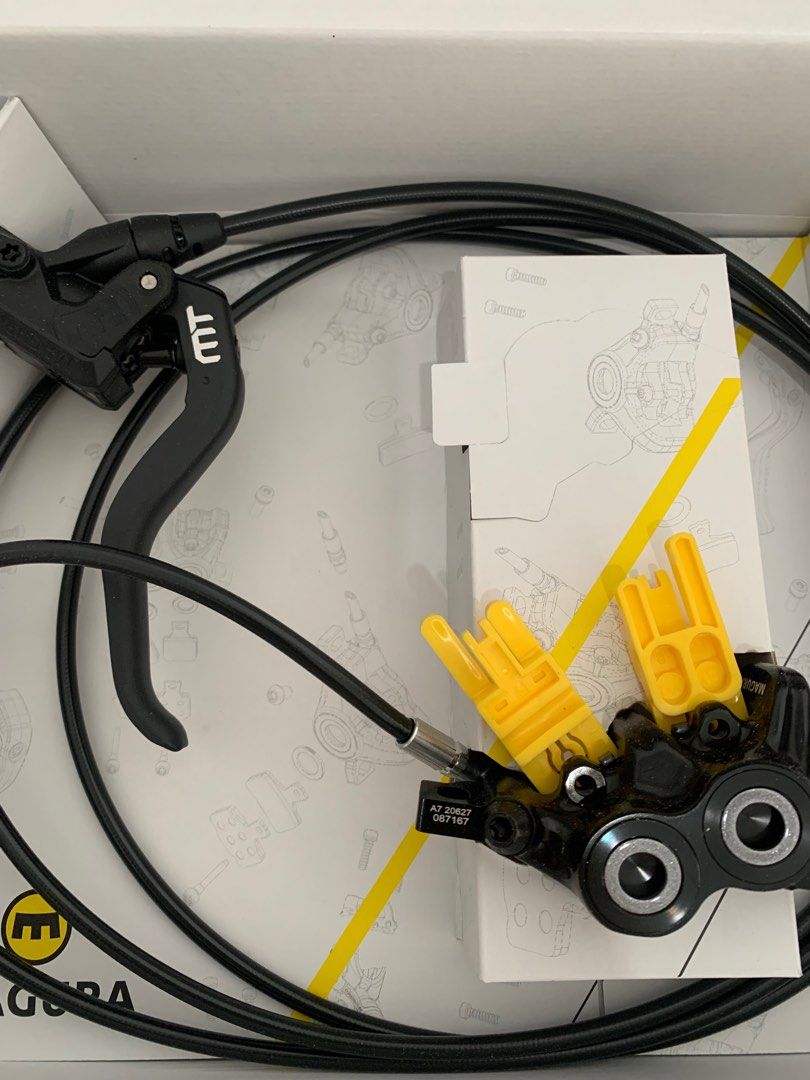 Magura MT5 disc brake set with MDR-P disc rotor, Sports Equipment ...