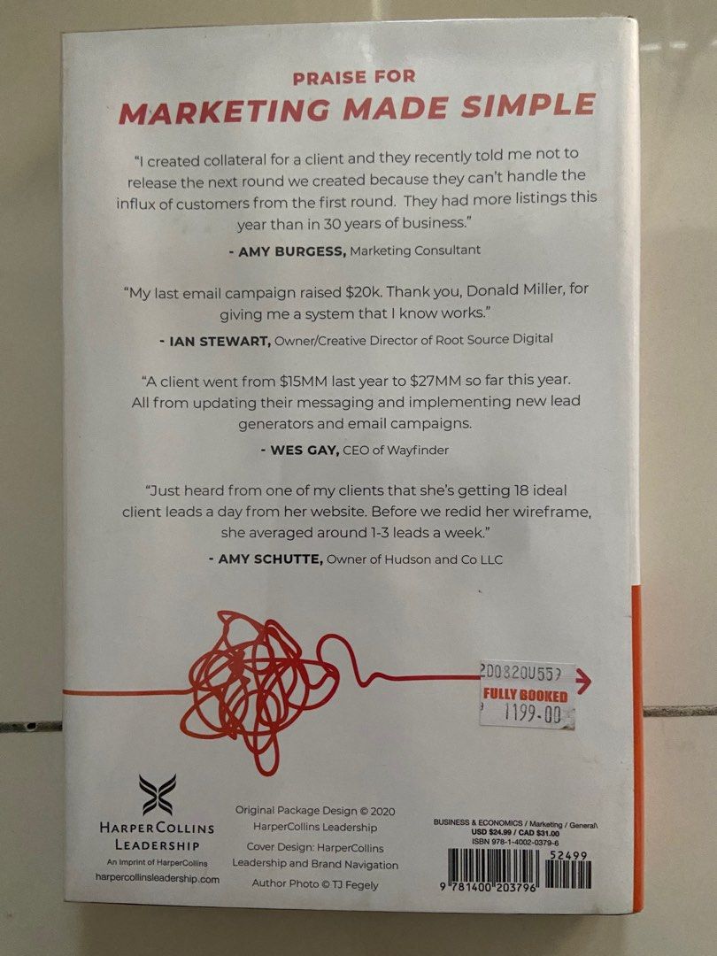 Marketing Made Simple - Donald Miller, Hobbies & Toys, Books & Magazines, Fiction & Non-Fiction ...