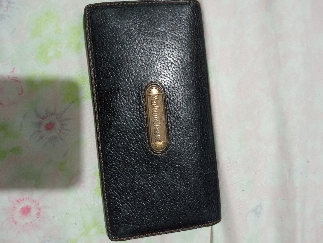 Marlboro Classics Leather wallet, Luxury, Bags & Wallets on Carousell