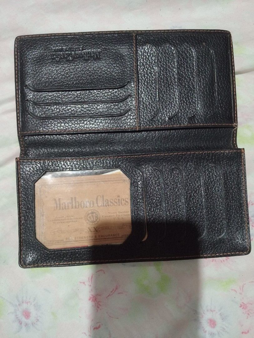 Marlboro Classics Leather wallet, Luxury, Bags & Wallets on Carousell