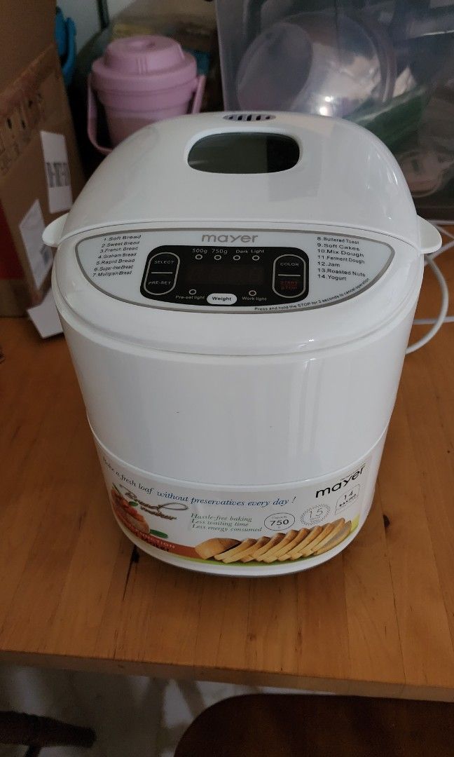 Mayer Bread Maker, TV & Home Appliances, Kitchen Appliances ...