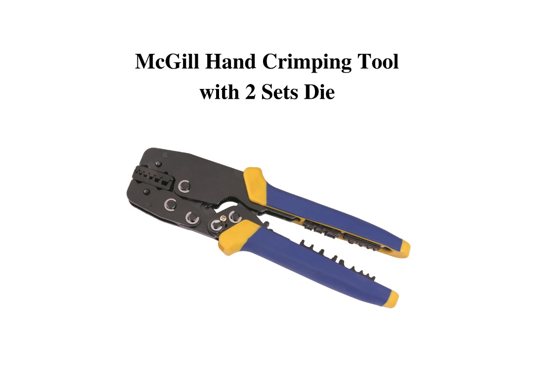 McGill Hand Crimping Tool with 2 Sets Die, Commercial & Industrial ...
