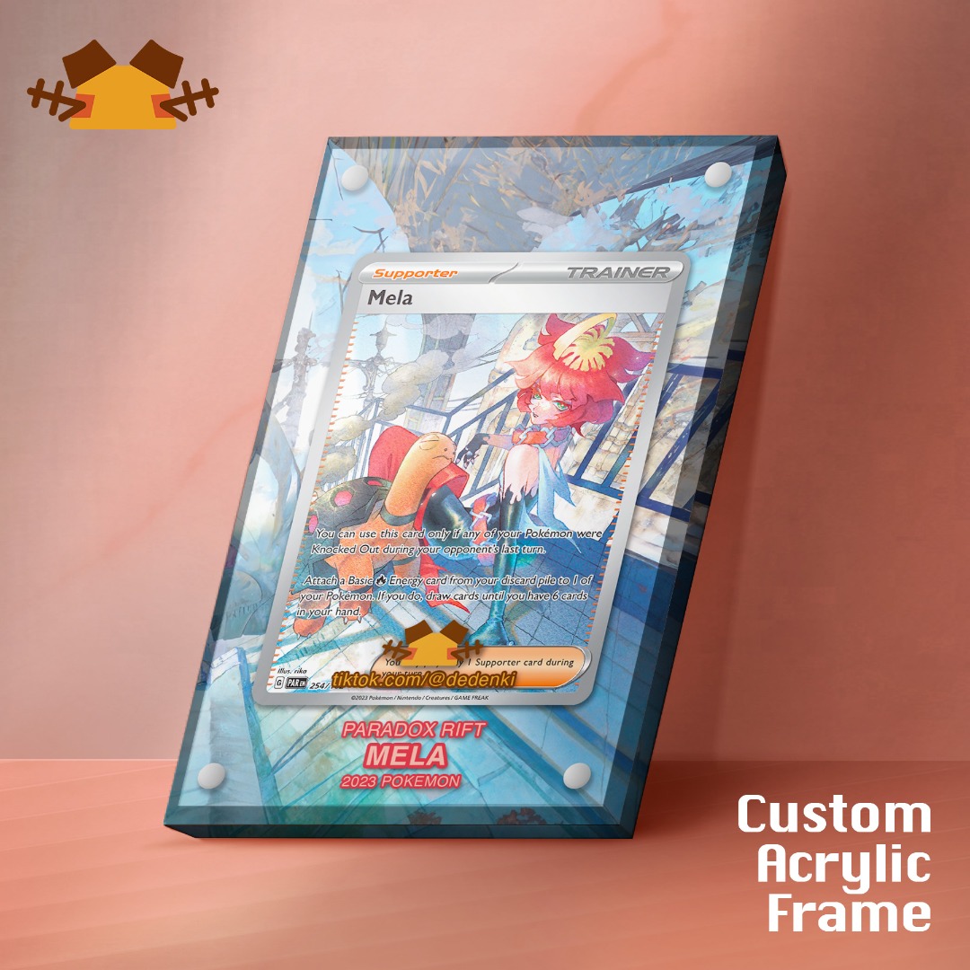 Mela Custom Card Frame, Hobbies & Toys, Toys & Games on Carousell