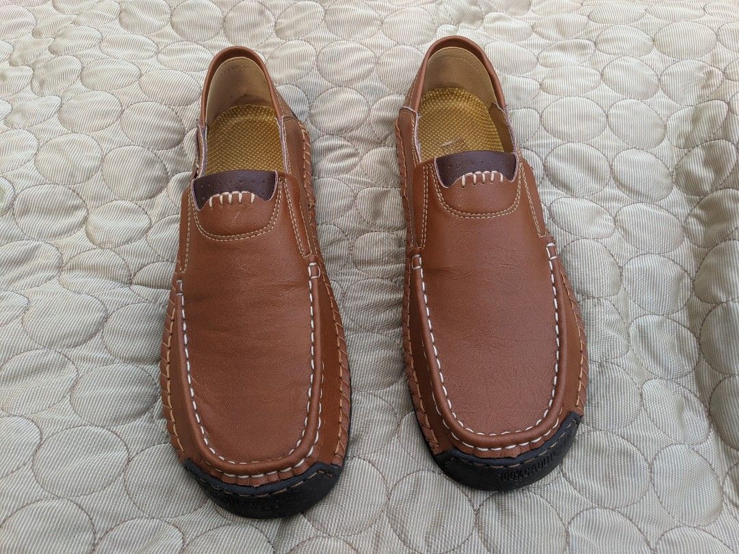 Men's hand stitched loafers, Men's Fashion, Footwear, Dress Shoes on ...