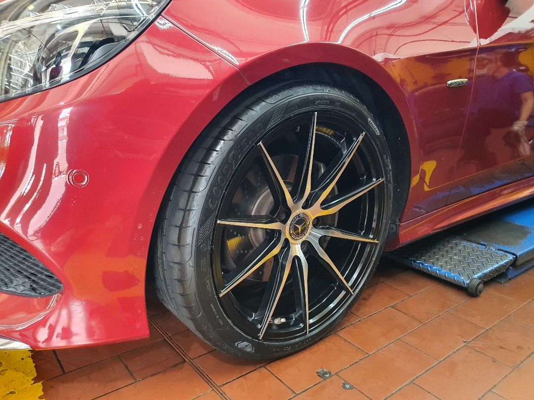 [Monoblock] 19" VERTINI RF1.1 DARK TINT, Car Accessories, Tyres & Rims on Carousell