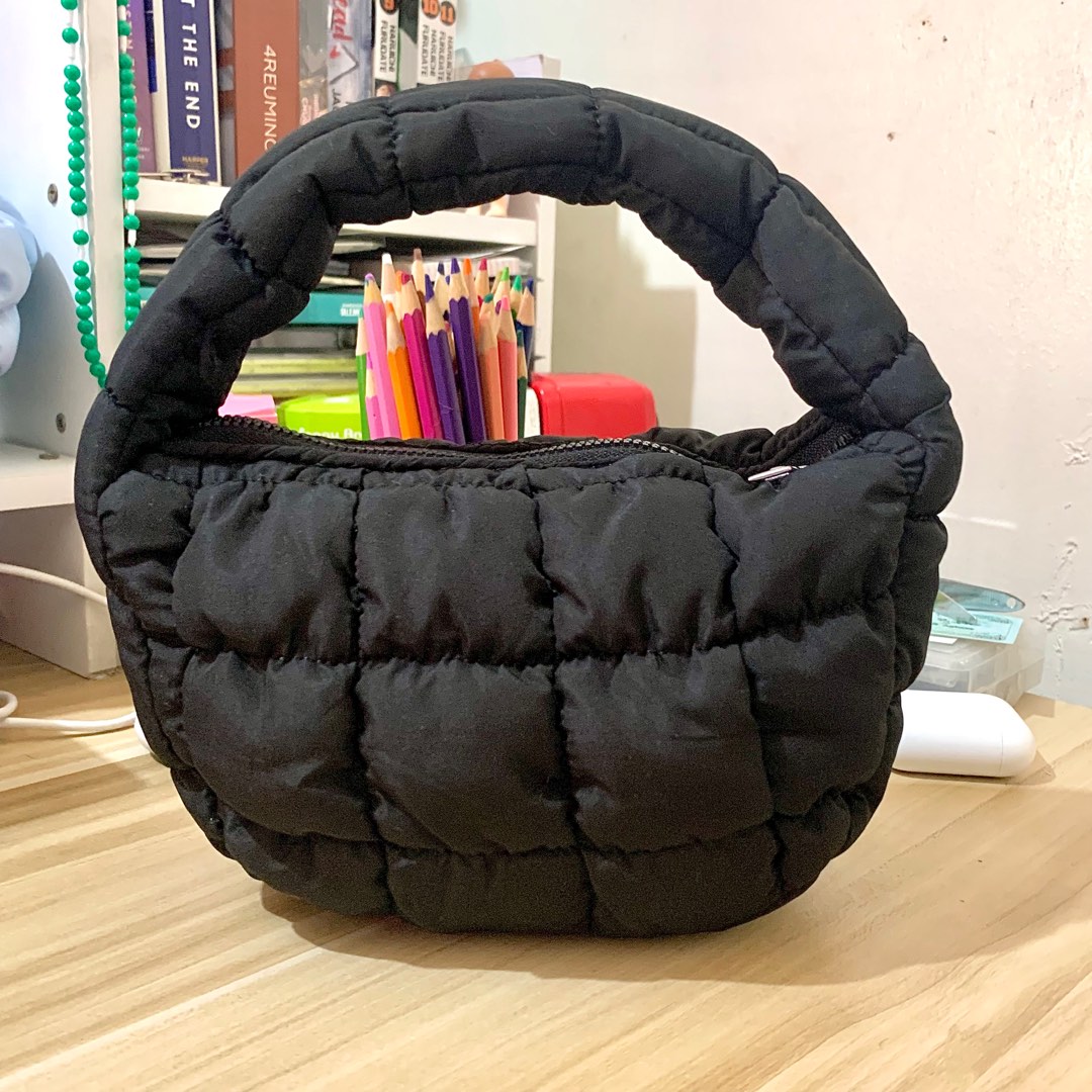 micro cloudy bag in black | cos dupe, Women's Fashion, Bags & Wallets ...