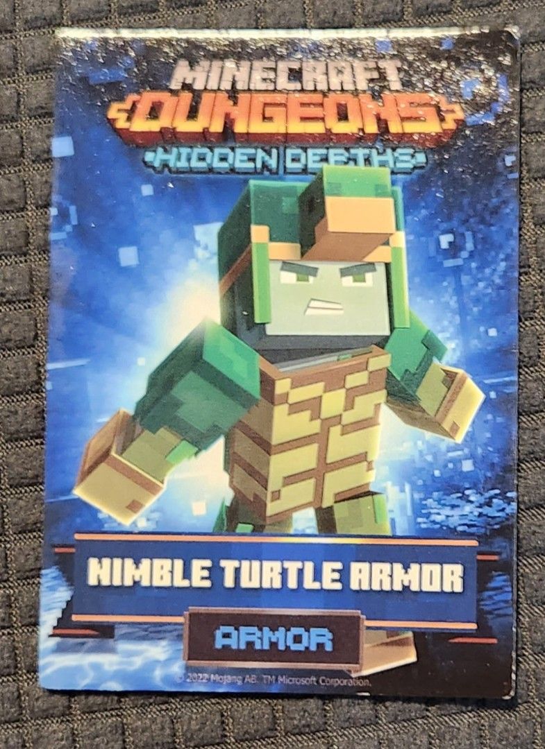 "Minecraft dungeons" arcade cards, Hobbies & Toys, Toys & Games on ...