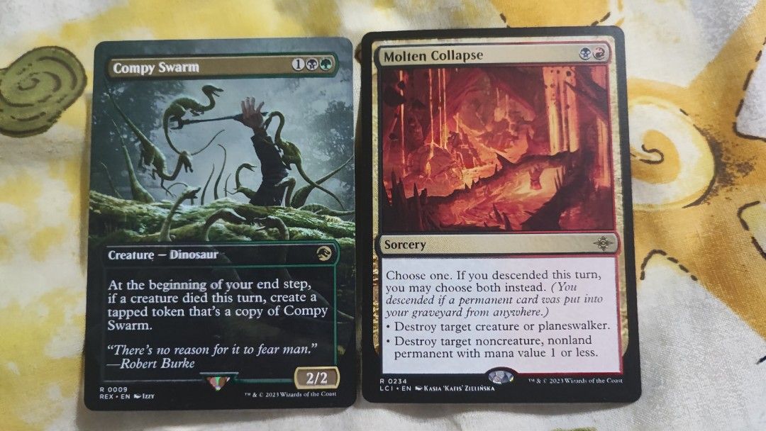 Mtg - Compy Swarm, Molten Collapse, Hobbies & Toys, Toys & Games on ...