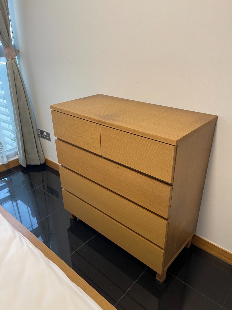 MUJI Wooden Chest of Drawers, Furniture & Home Living, Furniture ...