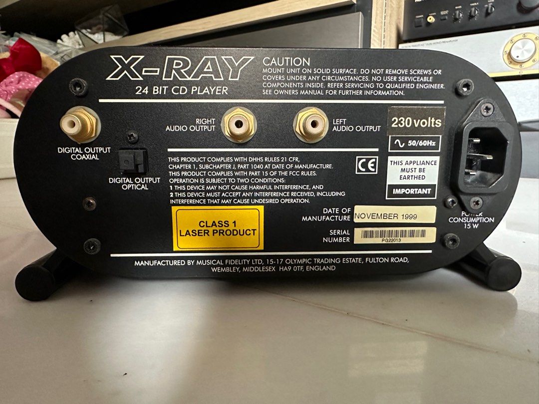 Musical Fidelity X-ray CD player, Audio, Soundbars, Speakers ...