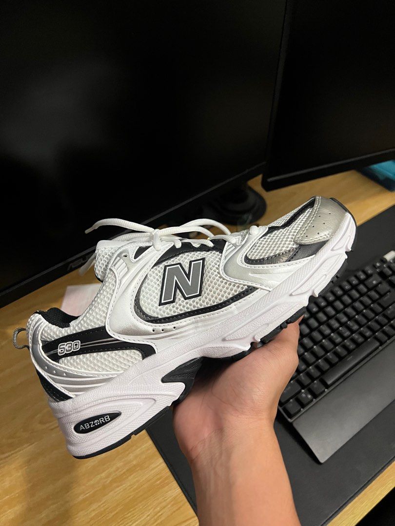 New Balance 530 Black/White/Silver (Panda Colorway), Men's Fashion ...