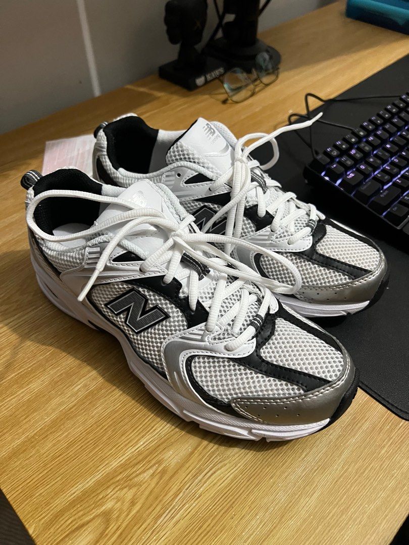 New Balance 530 Black/White/Silver (Panda Colorway), Men's Fashion ...