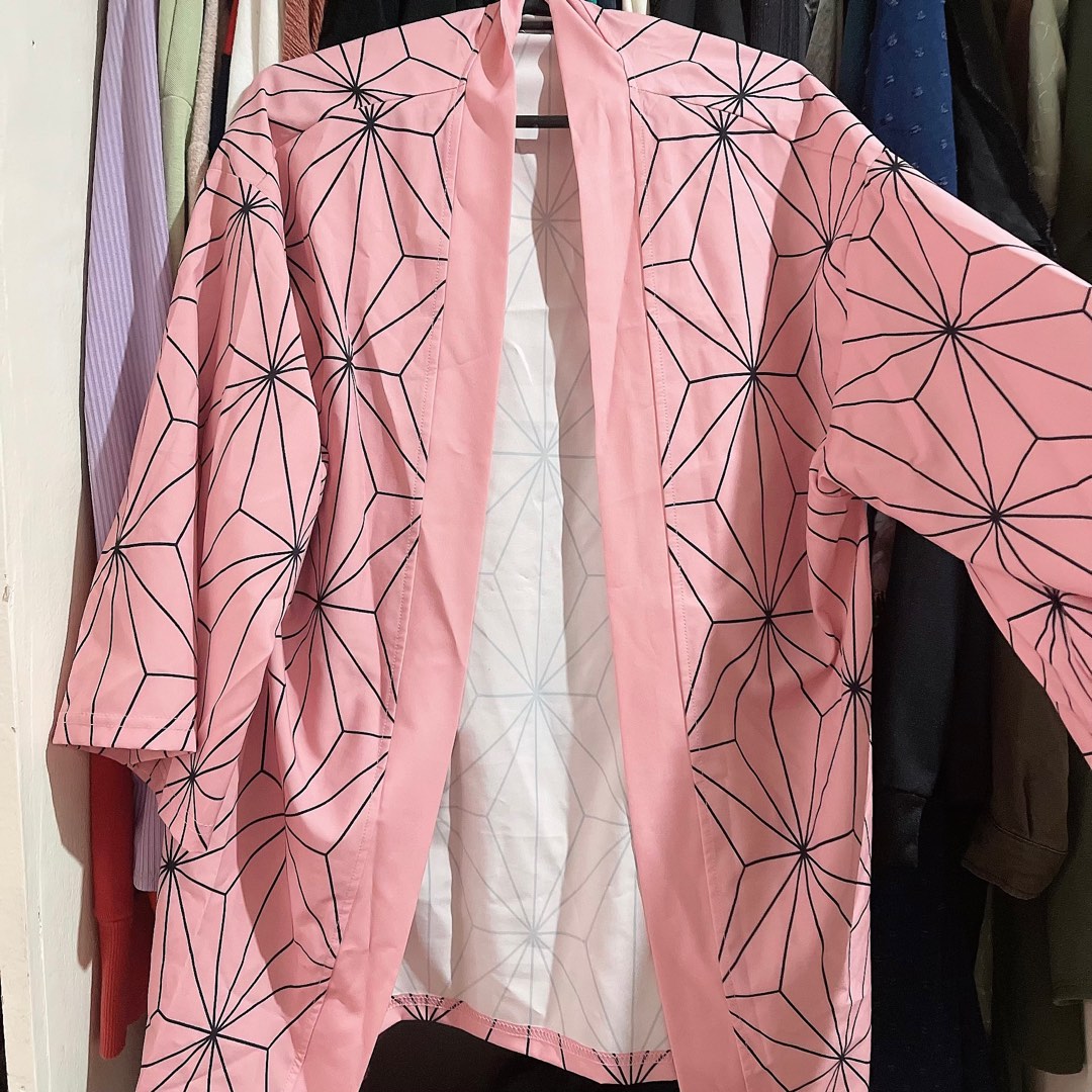 Nezuko Costume, Women's Fashion, Coats, Jackets and Outerwear on Carousell
