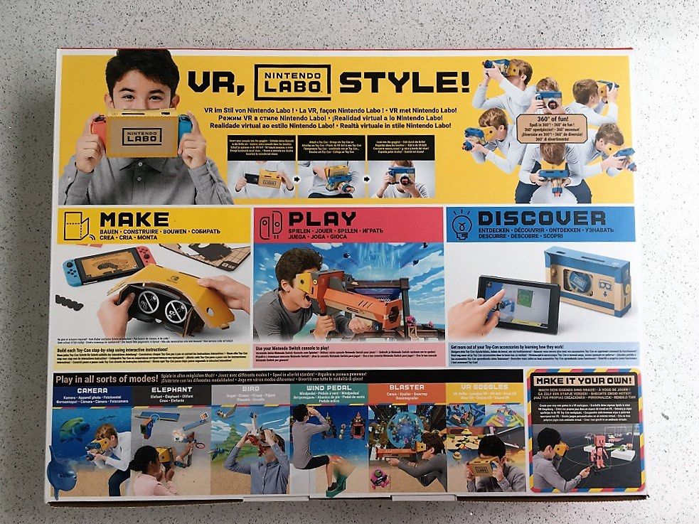 Nintendo Switch Labo VR, Video Gaming, Video Games, Nintendo on Carousell