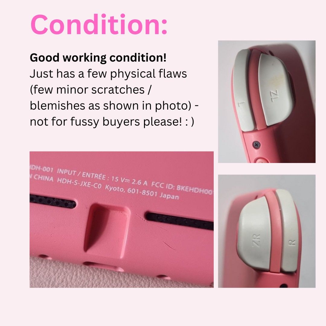 Nintendo Switch Lite (Coral) - Comes with ANCH, Super mario odyssey ...