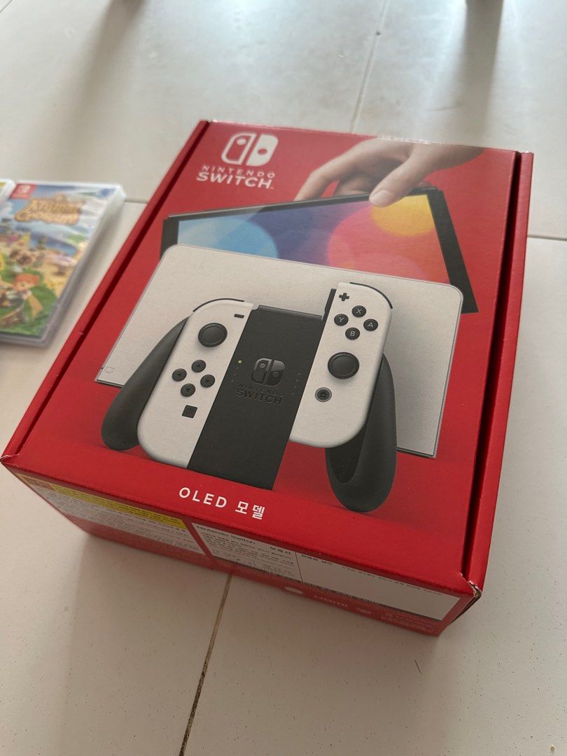 Nintendo Switch OLED white, Video Gaming, Video Game Consoles, Nintendo ...