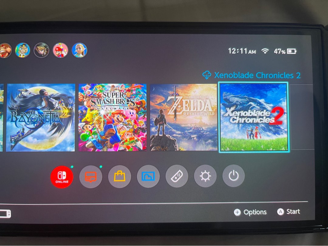 Nintendo switch OLED with accessories and games, Video Gaming, Video ...