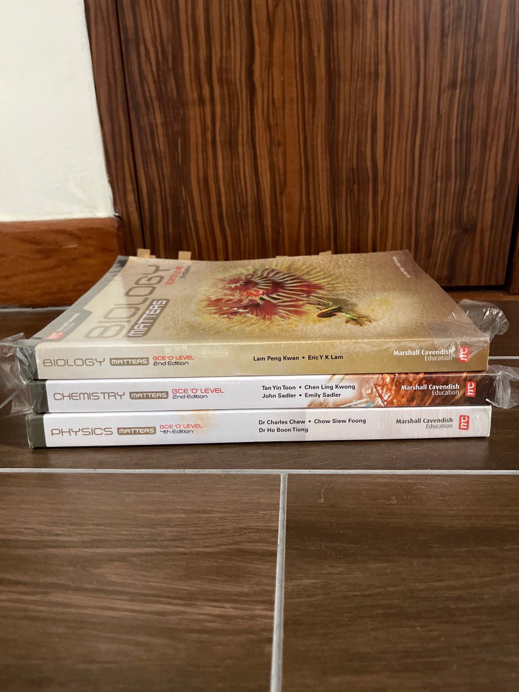 O Level Pure Science Textbook/Physics Matters/Chemistry Matters/Biology Matters Pure science ...