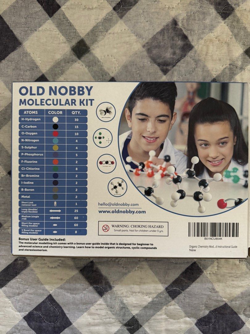 Old Nobby Molecular Kit for organic chenistry, Hobbies & Toys, Books ...
