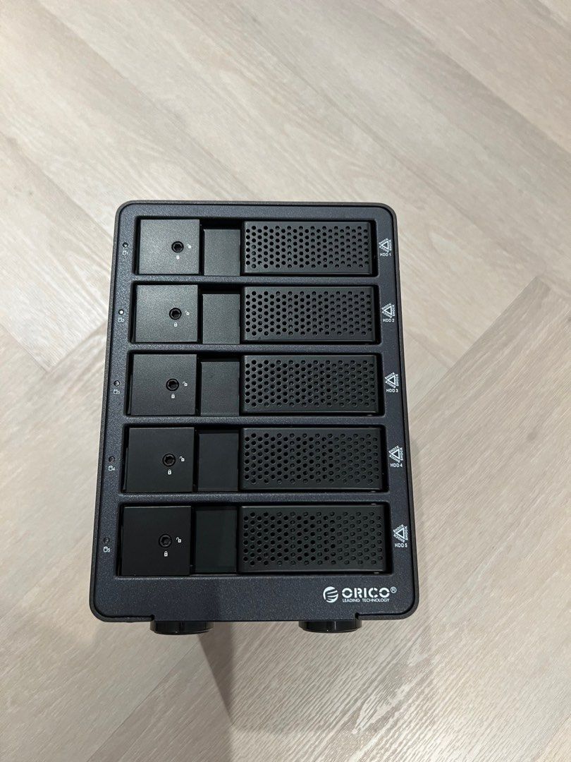 ORICO 5 Bay Raid Hard Drive Enclosure Aluminum USB 3.0 to SATA Hard ...
