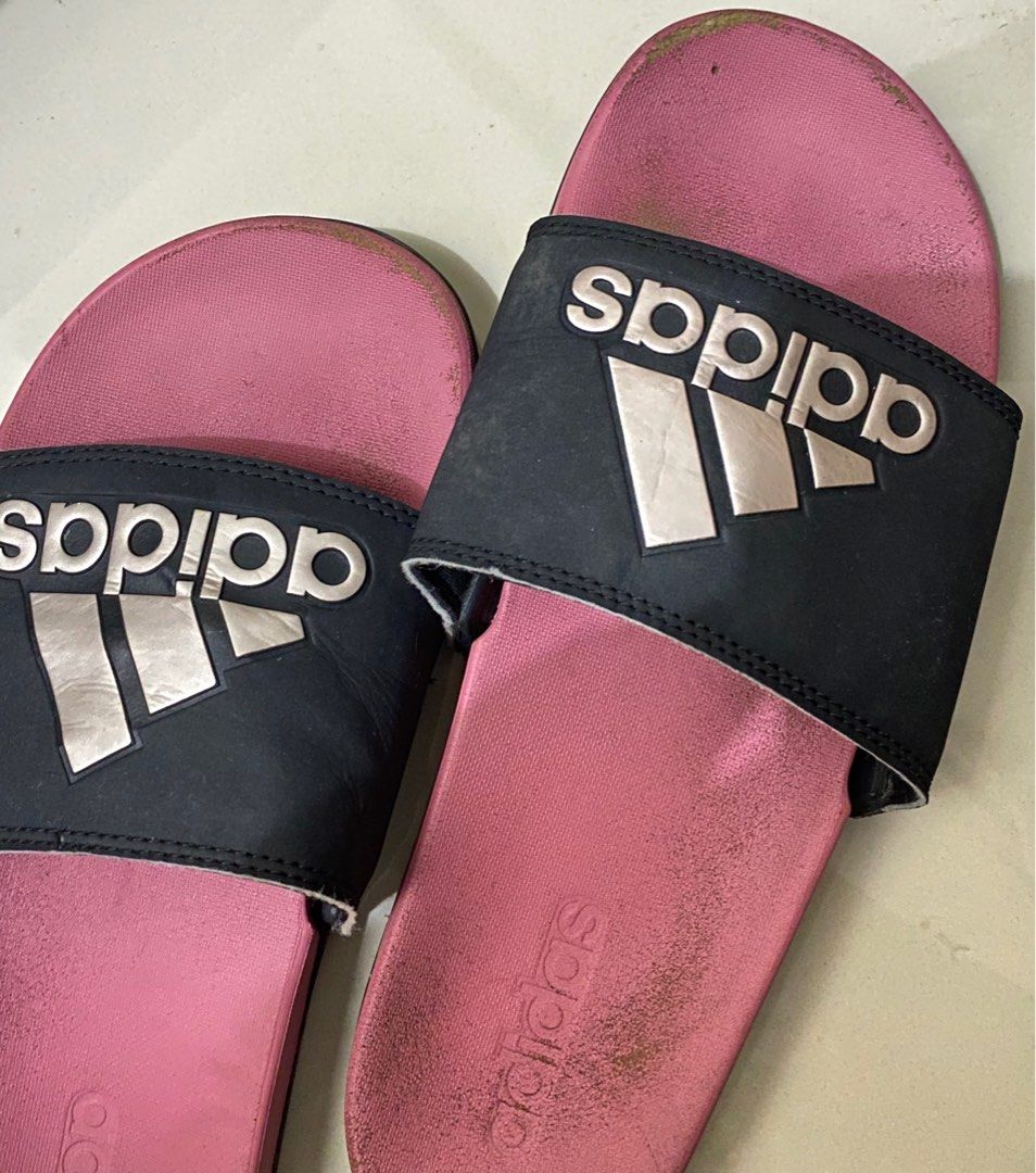 Original Adidas Slides, Women's Fashion, Footwear, Slippers and slides ...