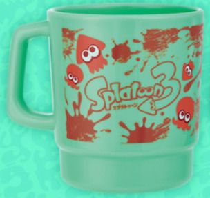 Original BANDAI Splatoon 3 ichiban kuji Prize E plastic mug stacking ...
