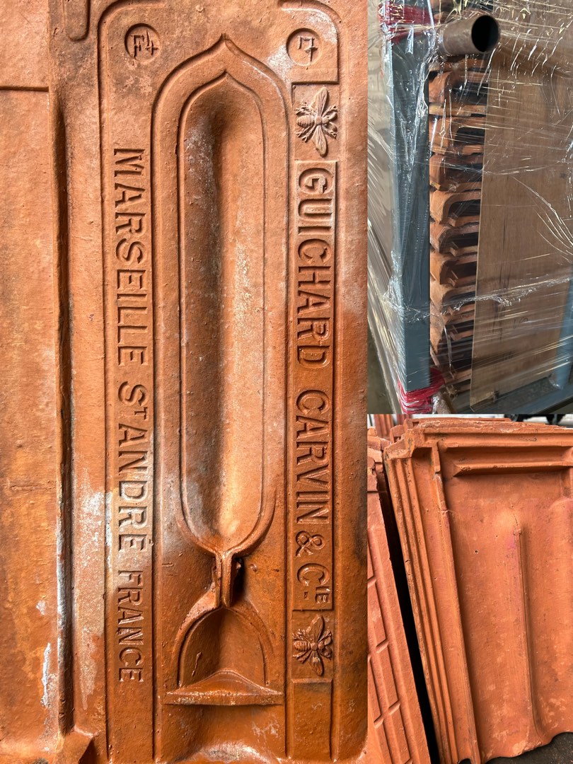 Original France Bumbung Genting Marseille St Andree Roof Tile Clay ...
