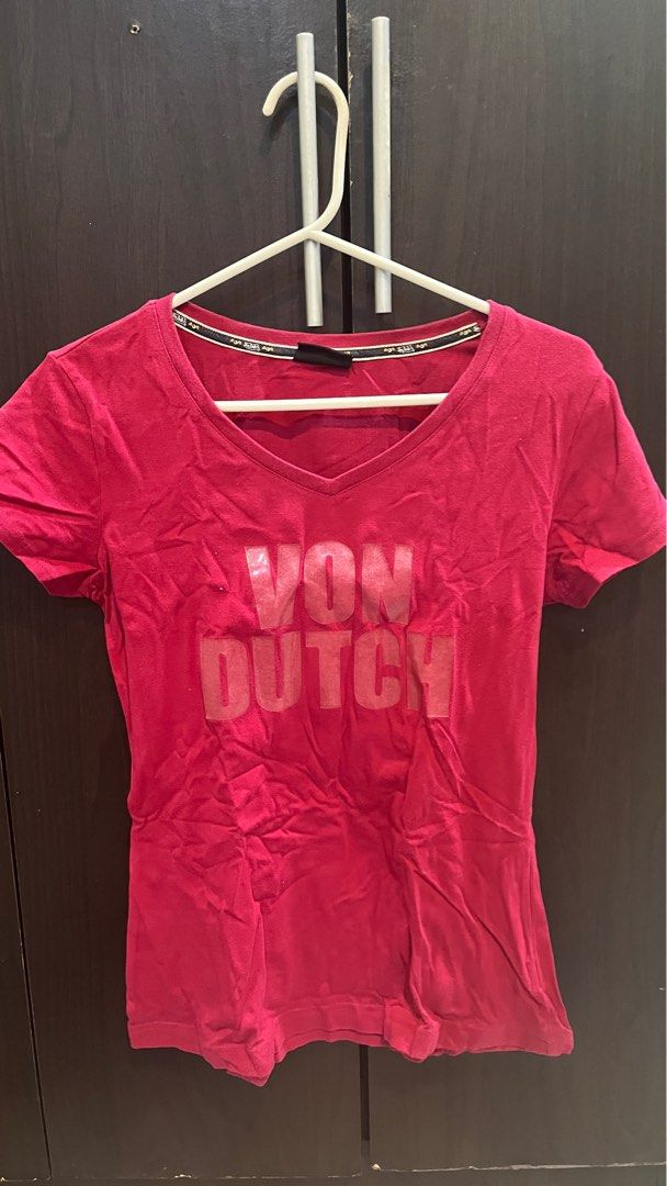 Original Von Dutch Pink Blouse, Women's Fashion, Tops, Blouses on Carousell
