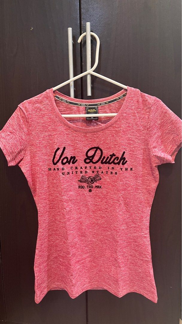 Original Von Dutch Pink Blouse, Women's Fashion, Tops, Blouses on Carousell