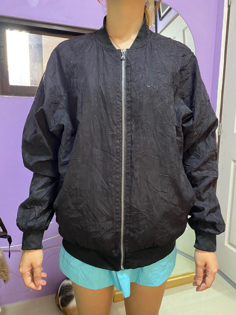 Oversized Unisex Black Jacket, Men's Fashion, Coats, Jackets and ...