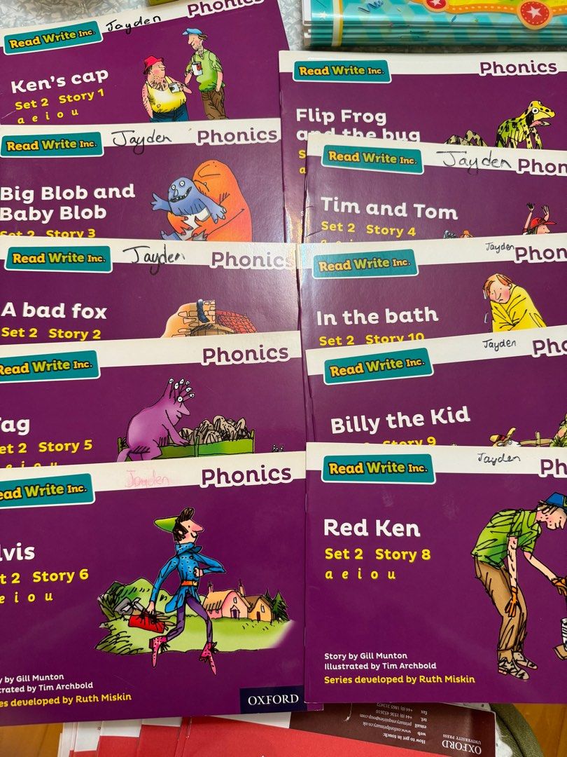 Oxford phonics read write inc RWI, 興趣及遊戲, 書本 & 文具, 小朋友書 - Carousell