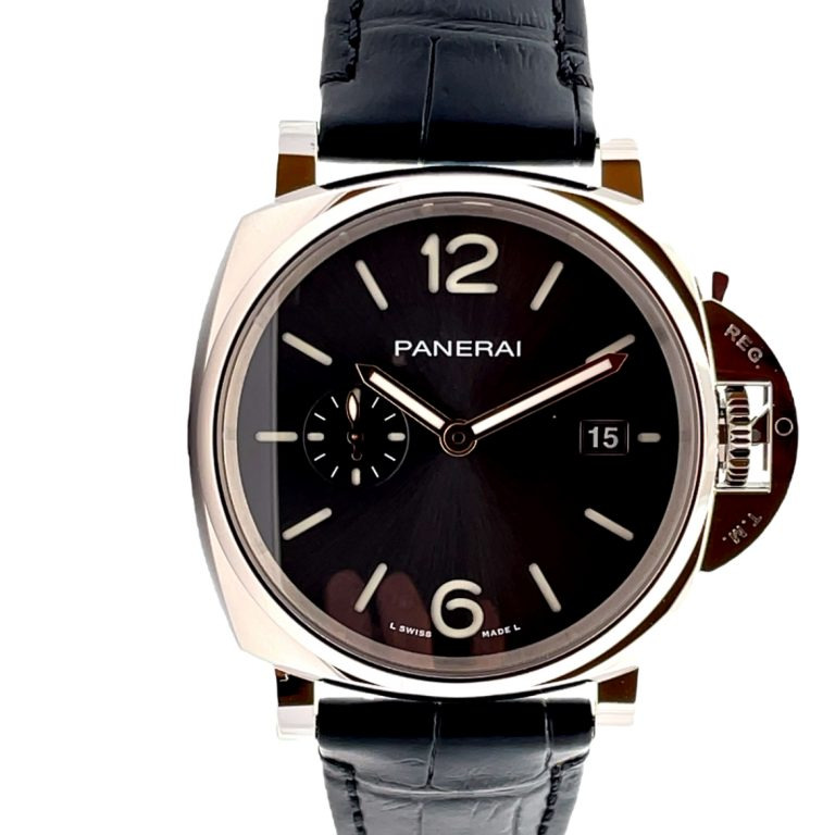 Panerai 42mm Grey Dial Luminor Due Steel, PAM01250⌚, Luxury, Watches on ...