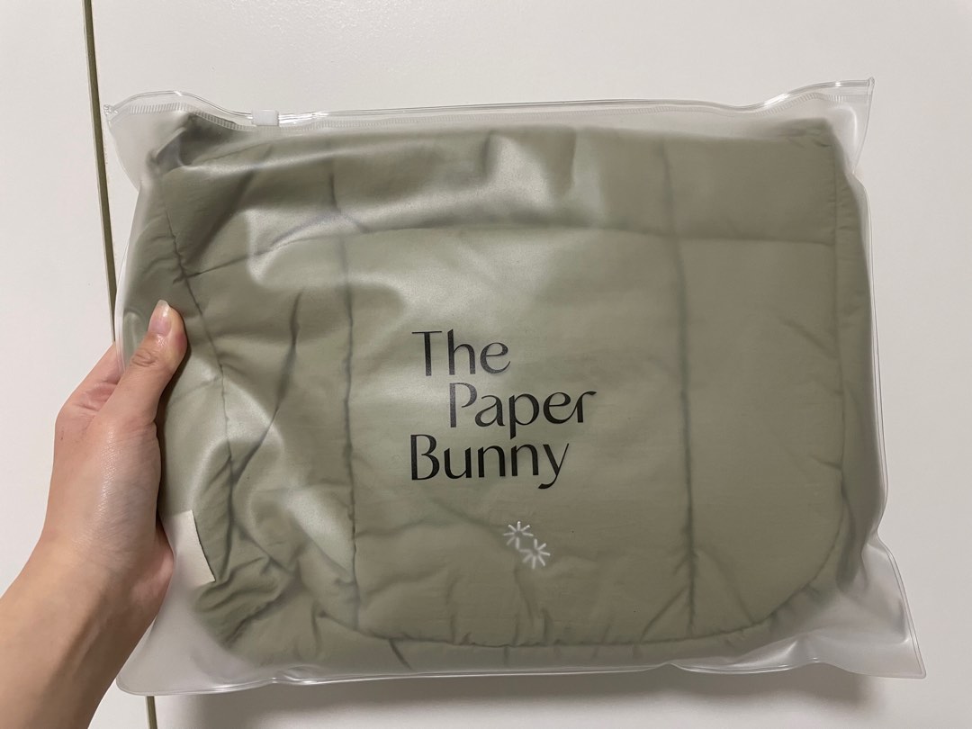 Paper Bunny Puffer Swing Bag in Thyme, Women's Fashion, Bags & Wallets ...
